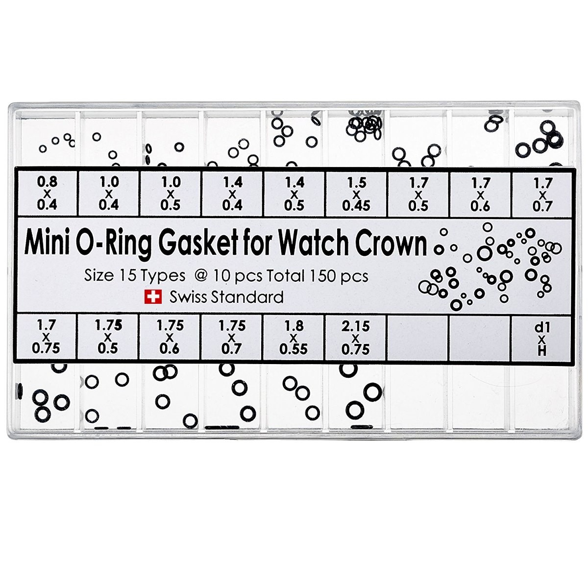 Mini gasket / o-ring assortment for watch crowns, pusher - Replacements ...