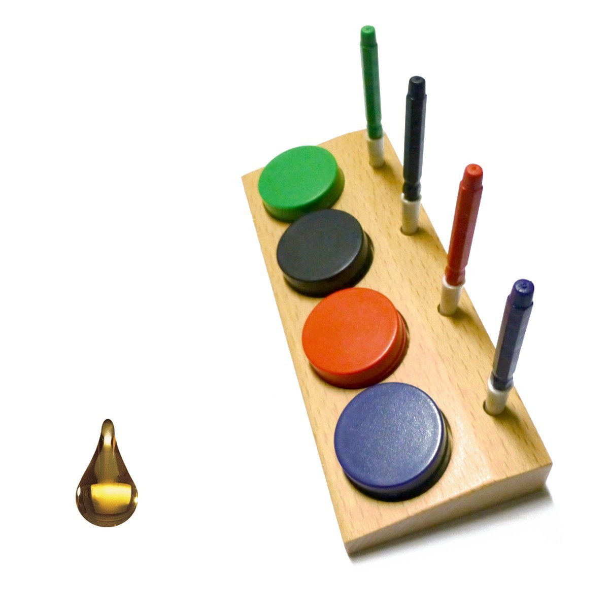 BULLONGÈ watchmakers wooden oiler stand PRO - Watch Oil Lubricators