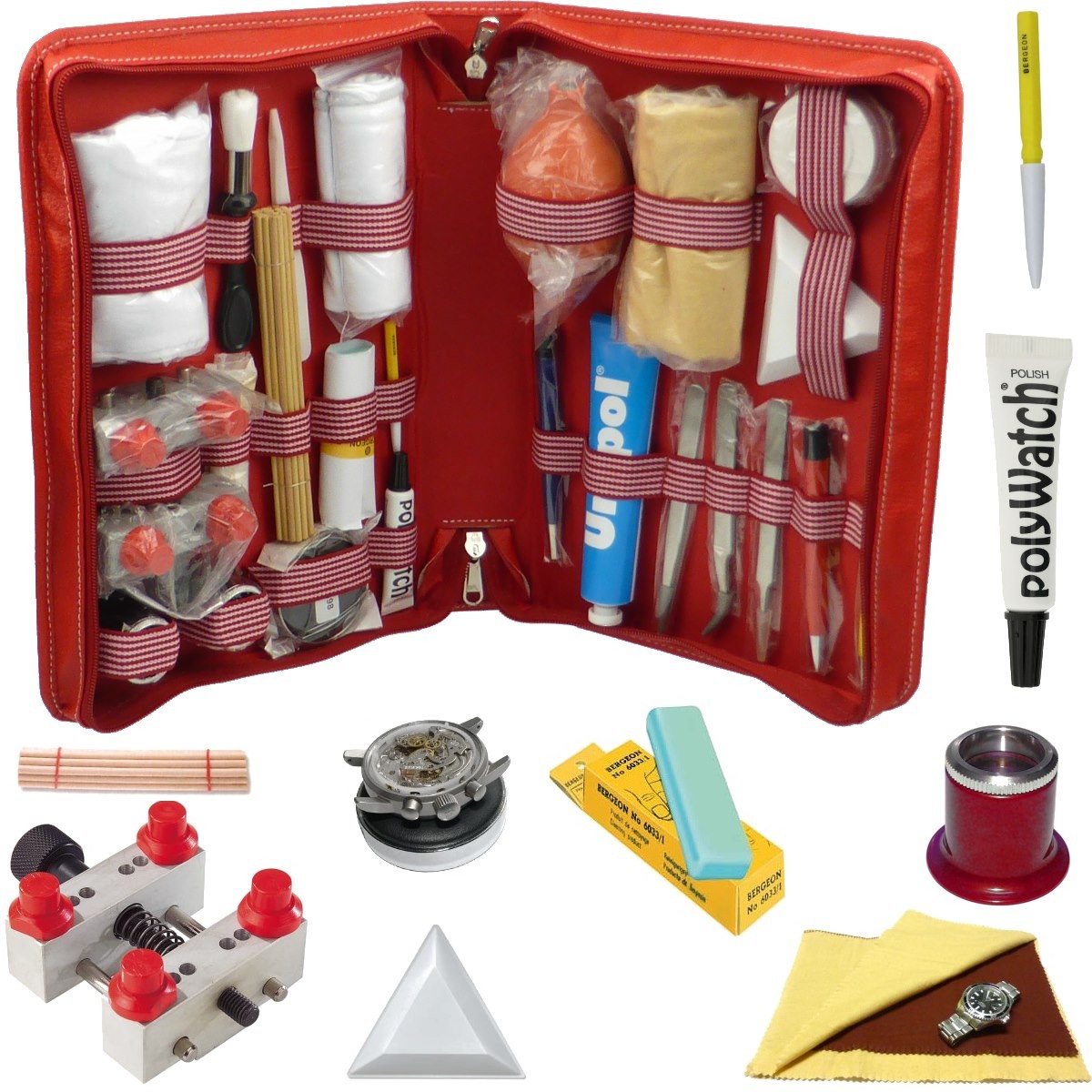 BULLONGÈ CARE-X kit for watch repair, polishing and cleaning - Ultimate ...