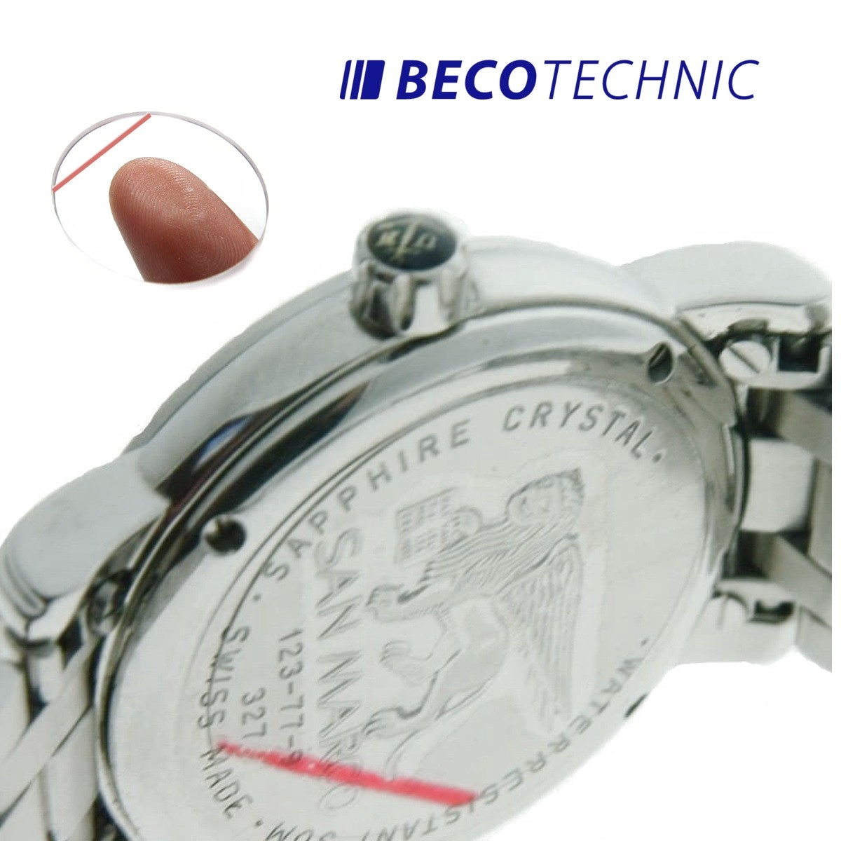 Watch sticker 32 mm for case backs and glasses - Self-adhesive watch ...