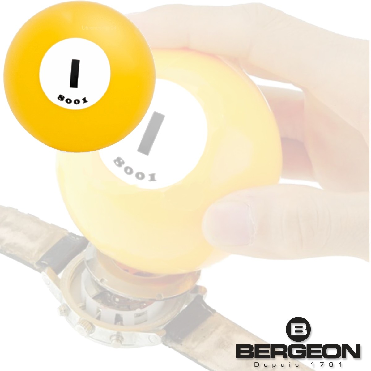 Bergeon 8001 ball case opener, new Version 2024 - watch case back opener