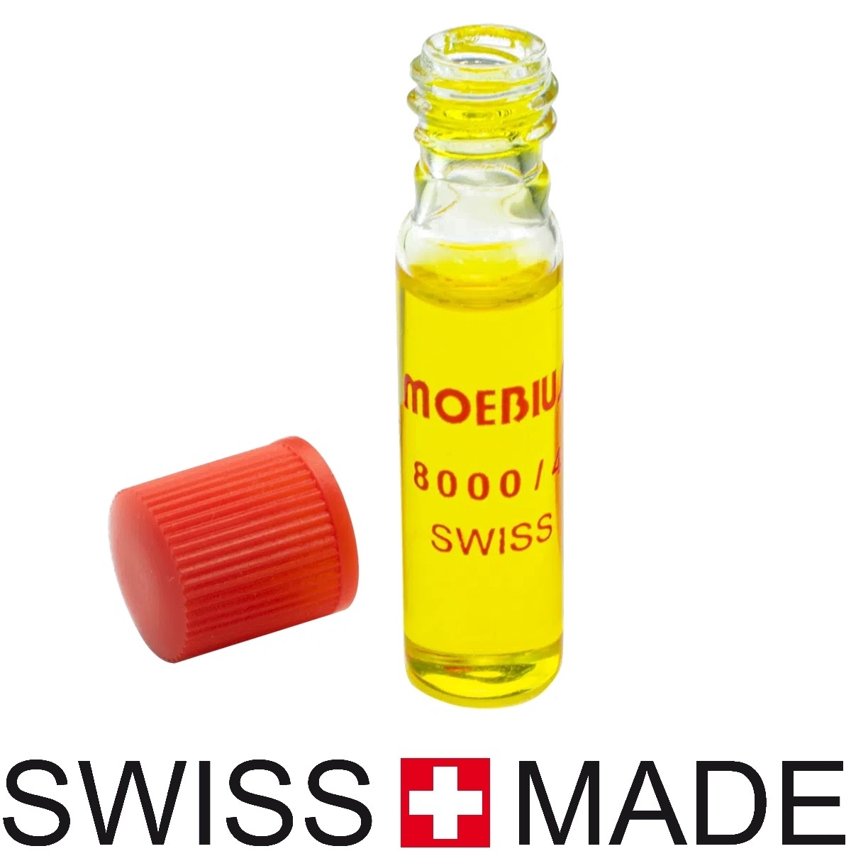 Swiss made Moebius 8000 universal watch oil for lubricating watch movements