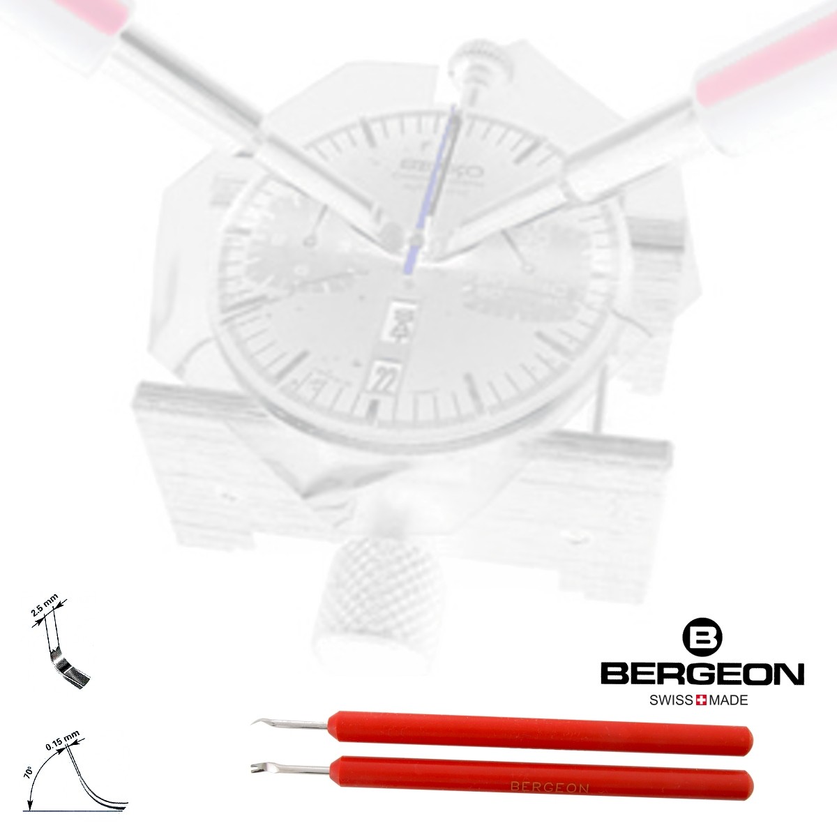 Levers for hands and hairspring collets Bergeon 5430 - High quality ...
