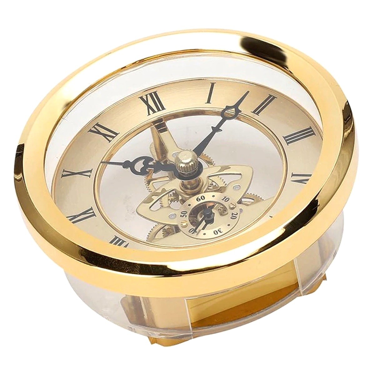 BULLONGÈ KEMPA-GOLD skeleton clock movement insert 103mm - mechanical ...