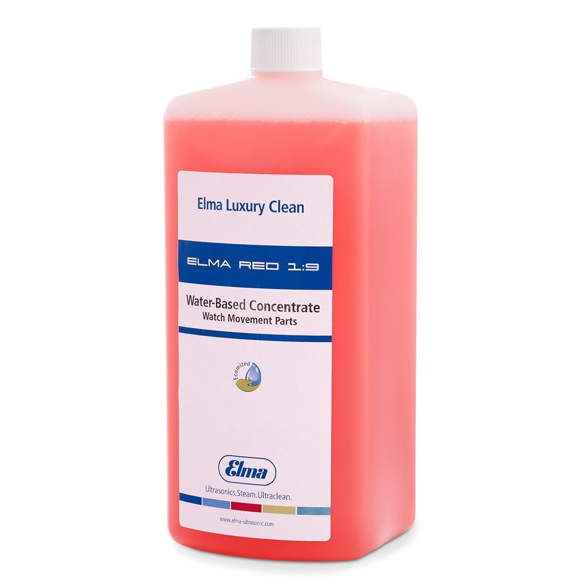 ELMA 1:9 RED watch parts cleaning solution - clean watch movement parts