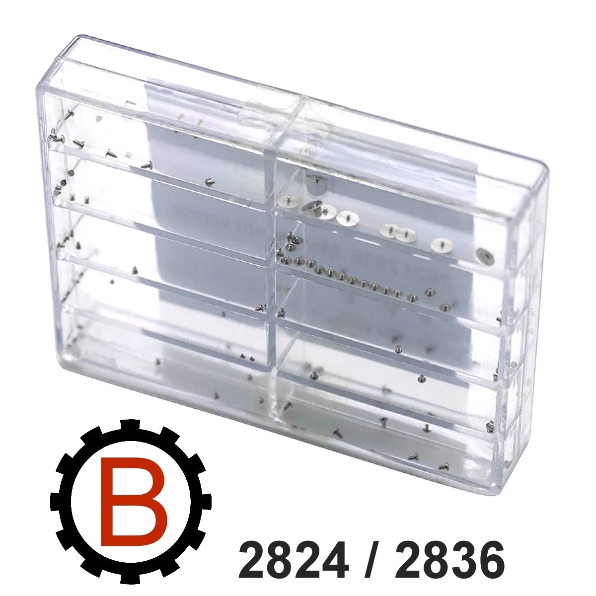 Service set with screws for ETA 2824 / 2836 watch movement ...