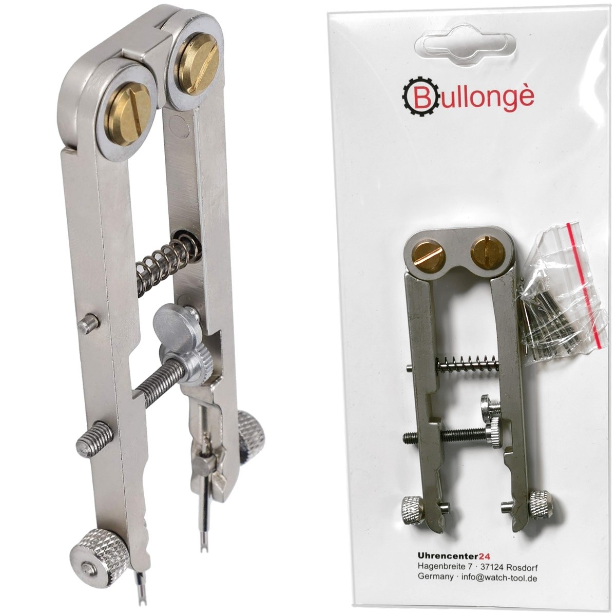 Bullongè 6825-G double-hinge spring bar plier - Watchmaker tool to ...