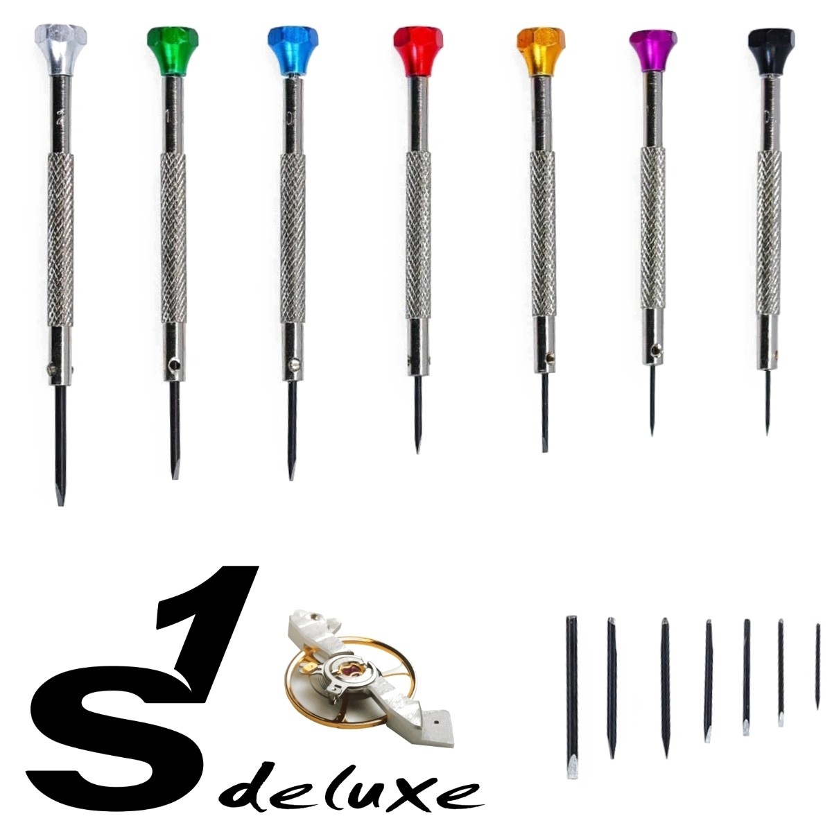 Watchmakers screwdriver Set of 7 for watch repair