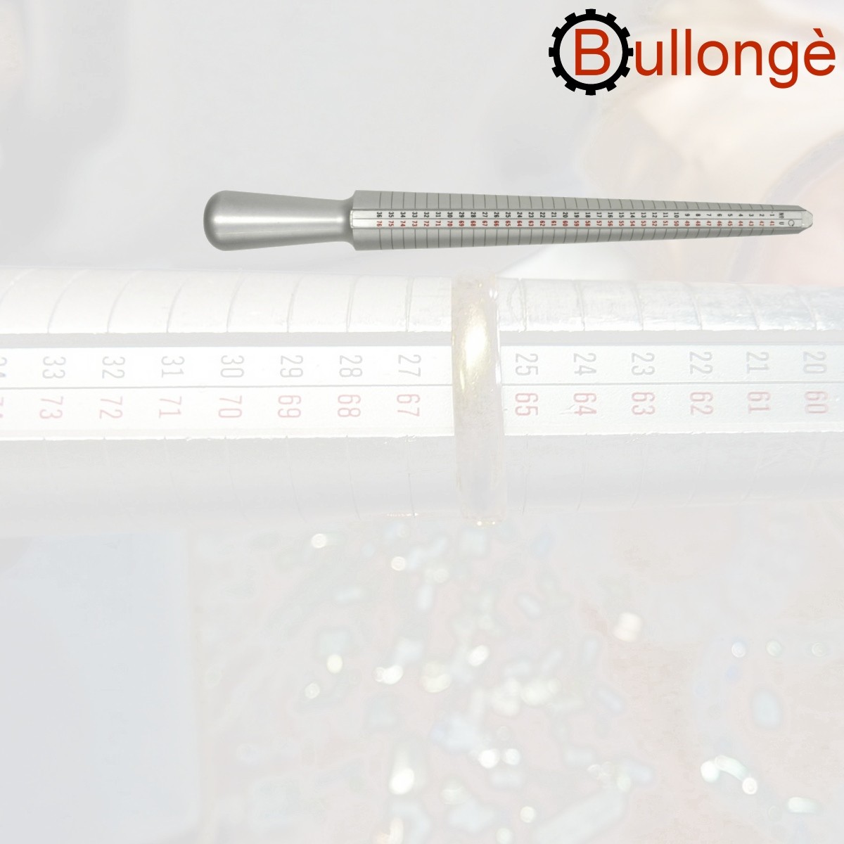 Ringmesstab BULLONGÈ RS25 europäische, deutsche Größen - Ringgröße ...