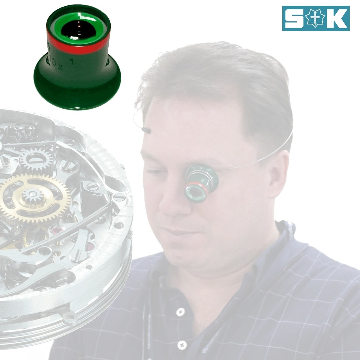 Sternkreuz watchmaker eye loupe 10x - Excellent watchmaker's magnifiers