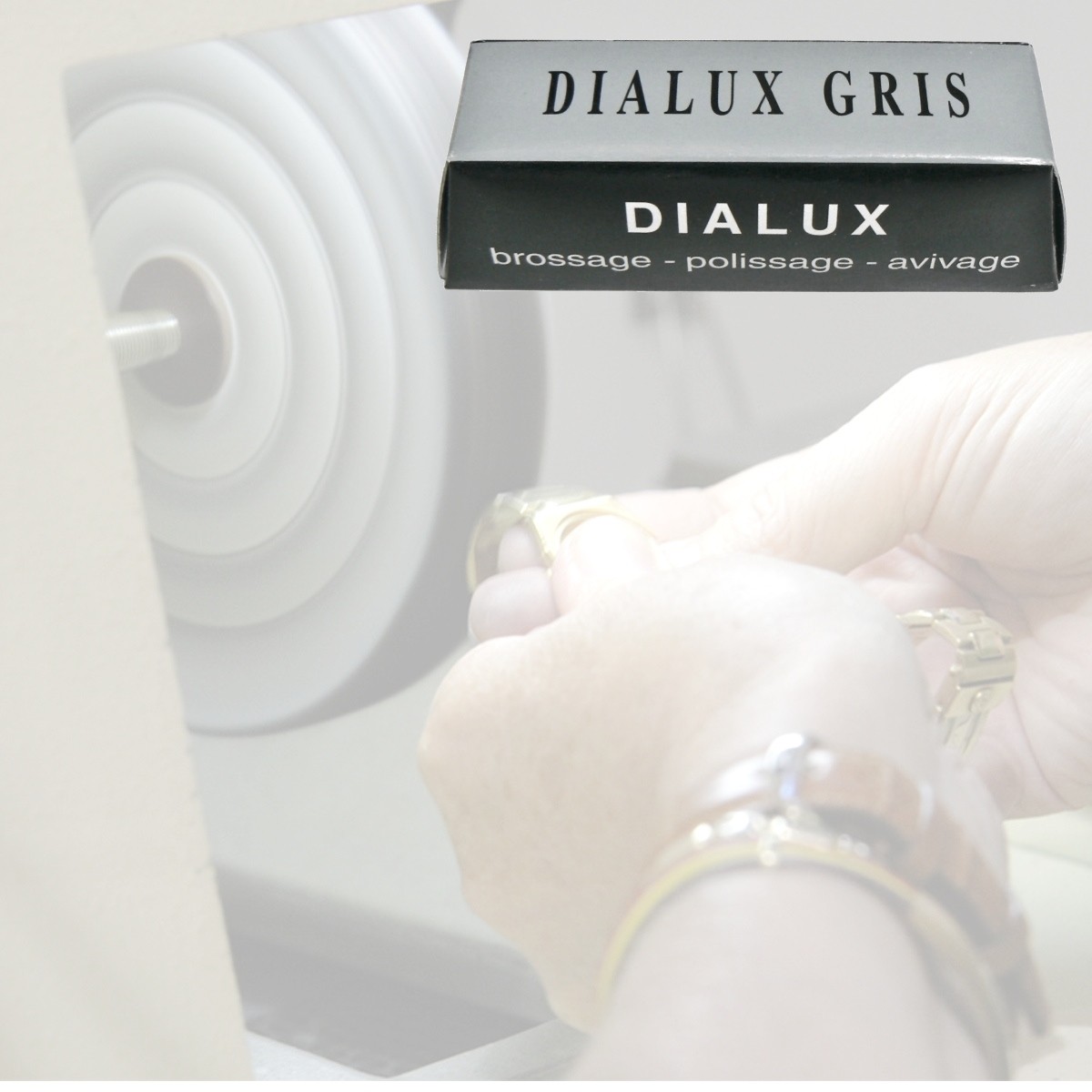 DIALUX polishing paste, gray, high gloss ideal for watch cases and ...