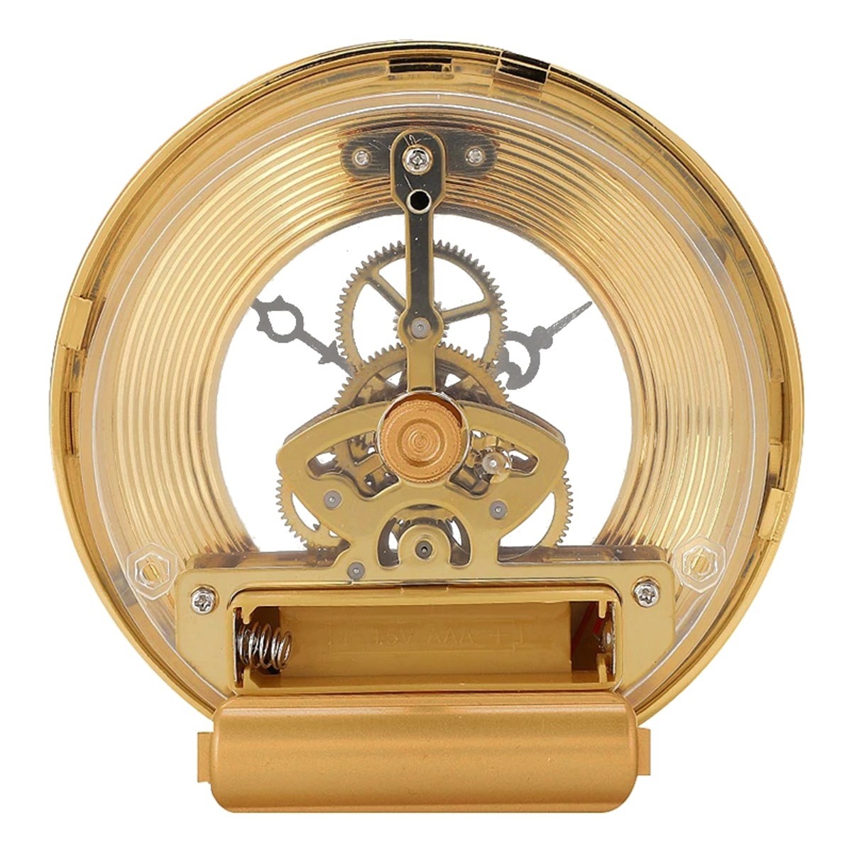 BULLONGÈ KEMPA-GOLD skeleton clock movement insert 103mm - mechanical ...
