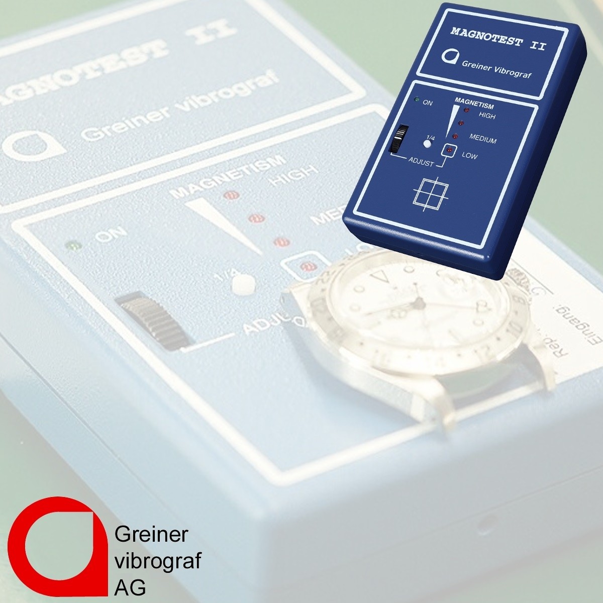 GREINER MAGNOTEST II Device to measures magnetism of watches and watch ...