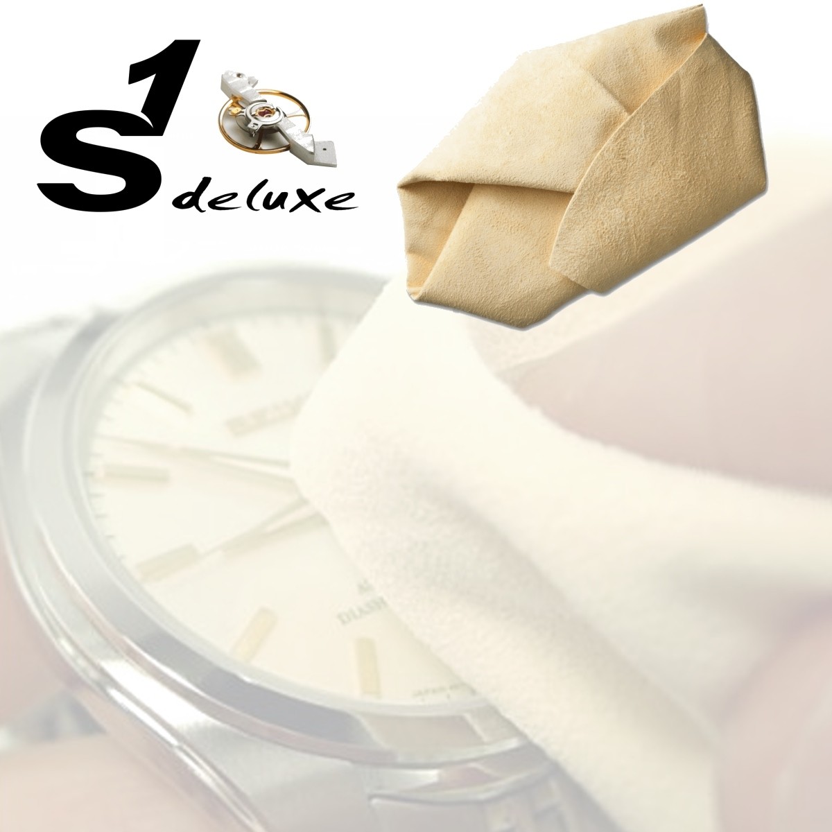 S1 Deluxe leather chamois cloth WATCH-STAR perfect for cleaning and ...