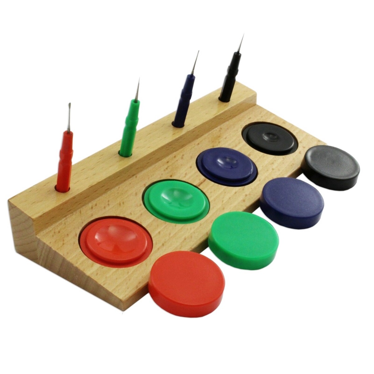 BULLONGÈ watchmakers wooden oiler stand PRO - Watch Oil Lubricators