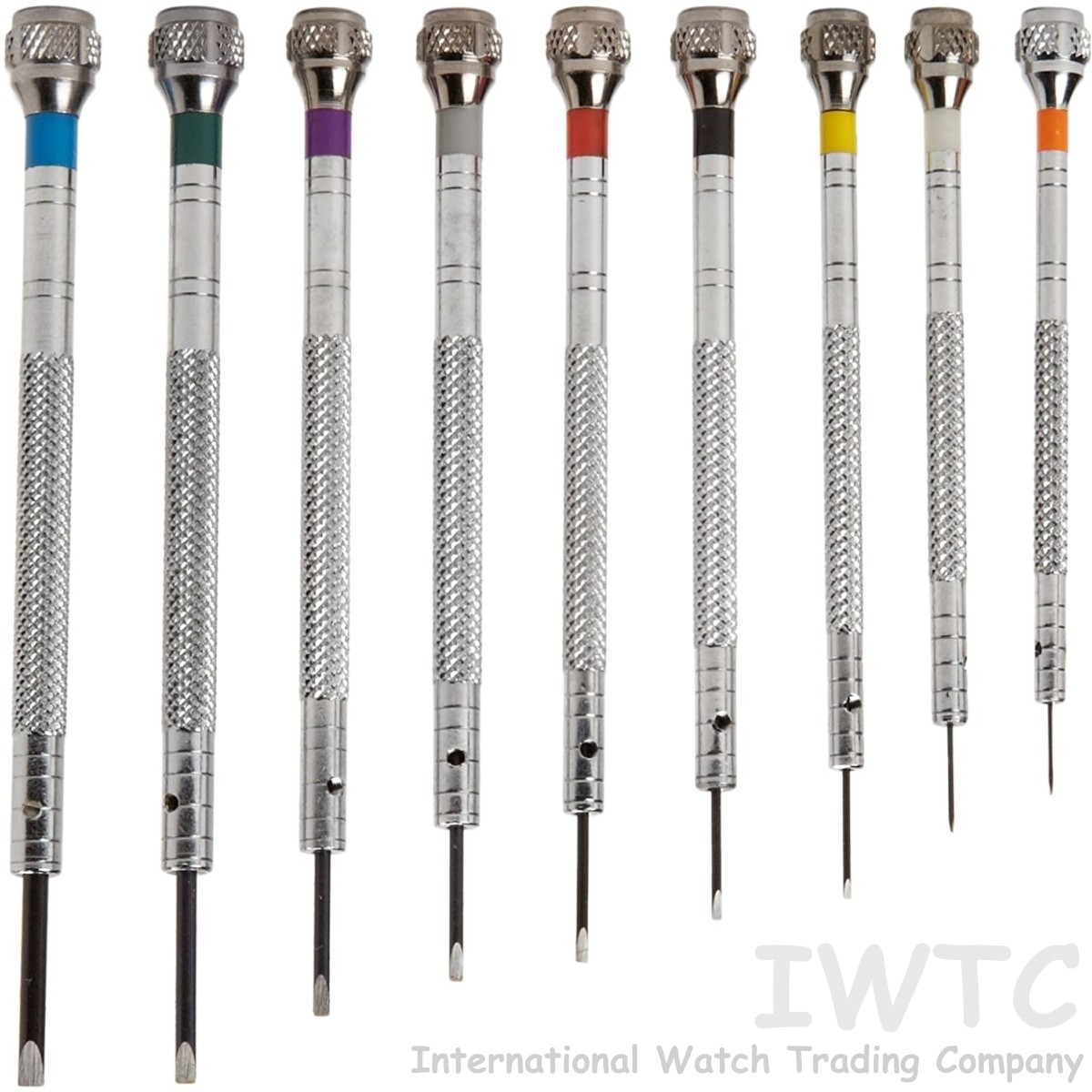9 Screwdriver with revolving stand IWTC for watchmaker - Watch repair tools