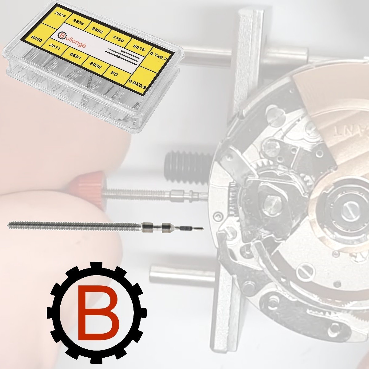 Assortment watch stems for popular ETA movements 2824, 2836, 2892, ETA ...