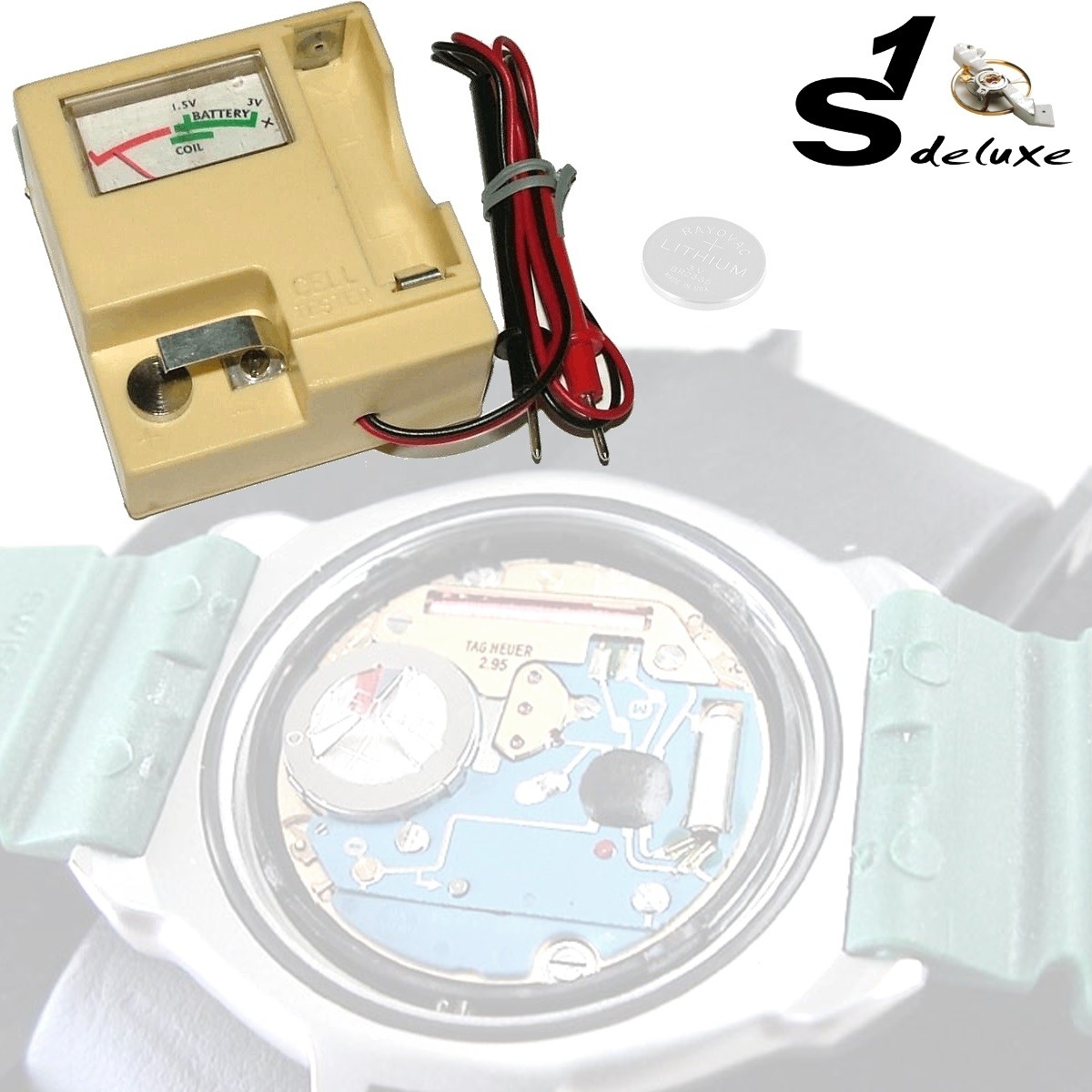 Watchmakers tools set with battery tester S1 DELUXE STAR perfect for ...