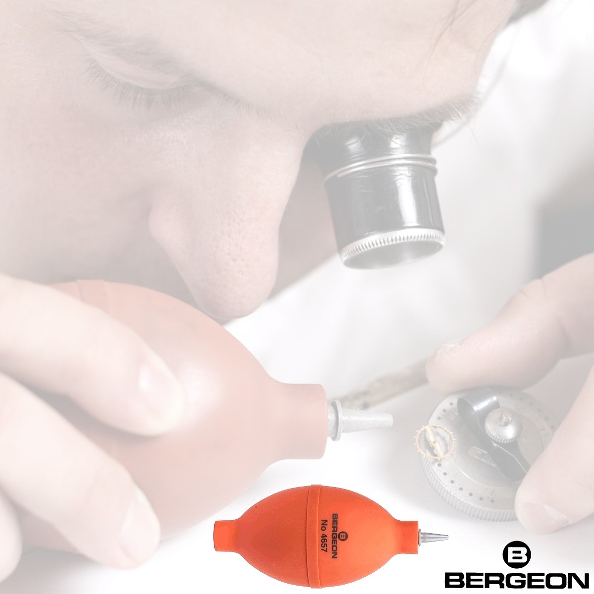 Bergeon 4657 dust blower for watchmaker and watch repair - swiss made