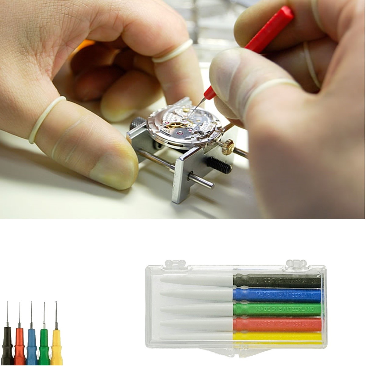 BERGEON watchmakers oilers set of 5 - watch repair tools