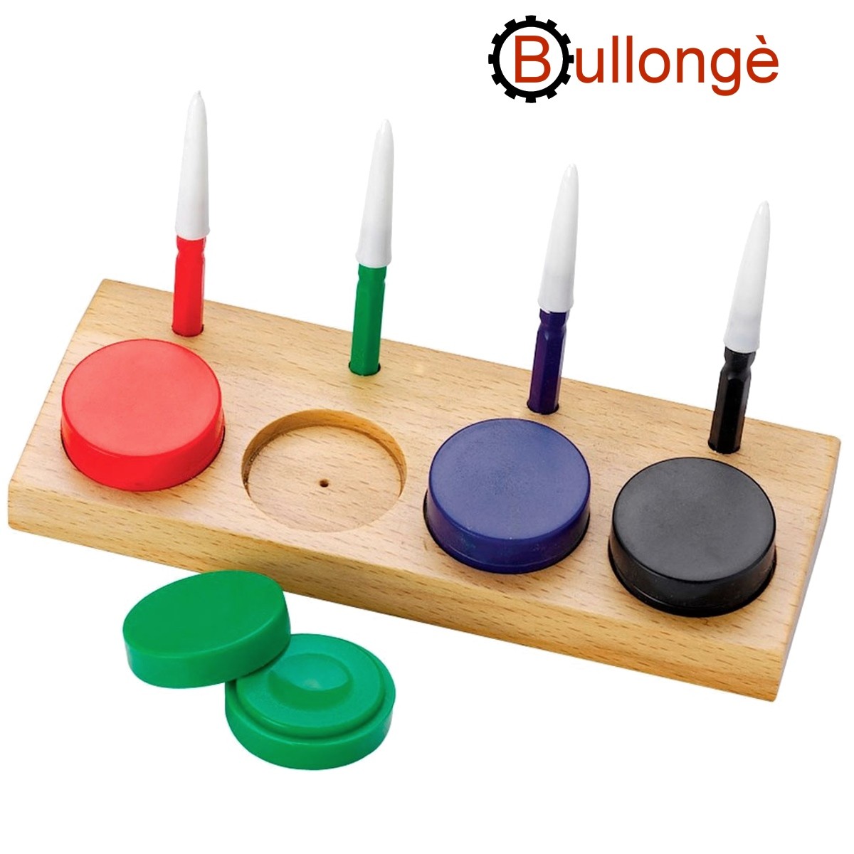 BULLONGÈ watchmakers wooden oiler stand PRO - Watch Oil Lubricators