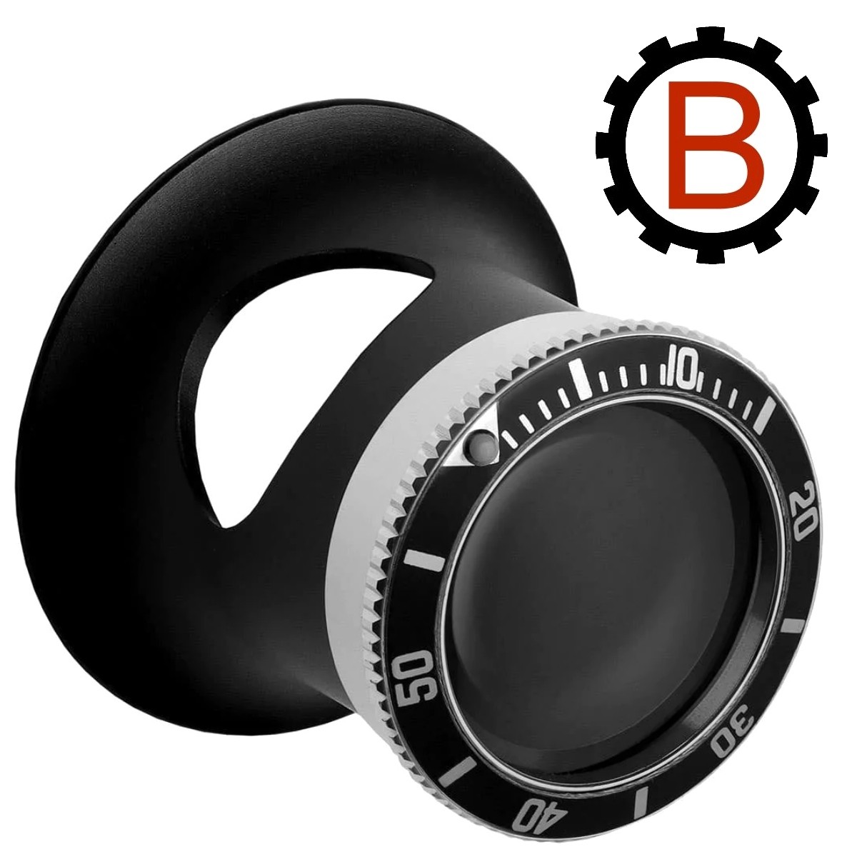 Watchmakers eye loupe magnifier BULLONGÈ with SUBMARINER STYLE bezel