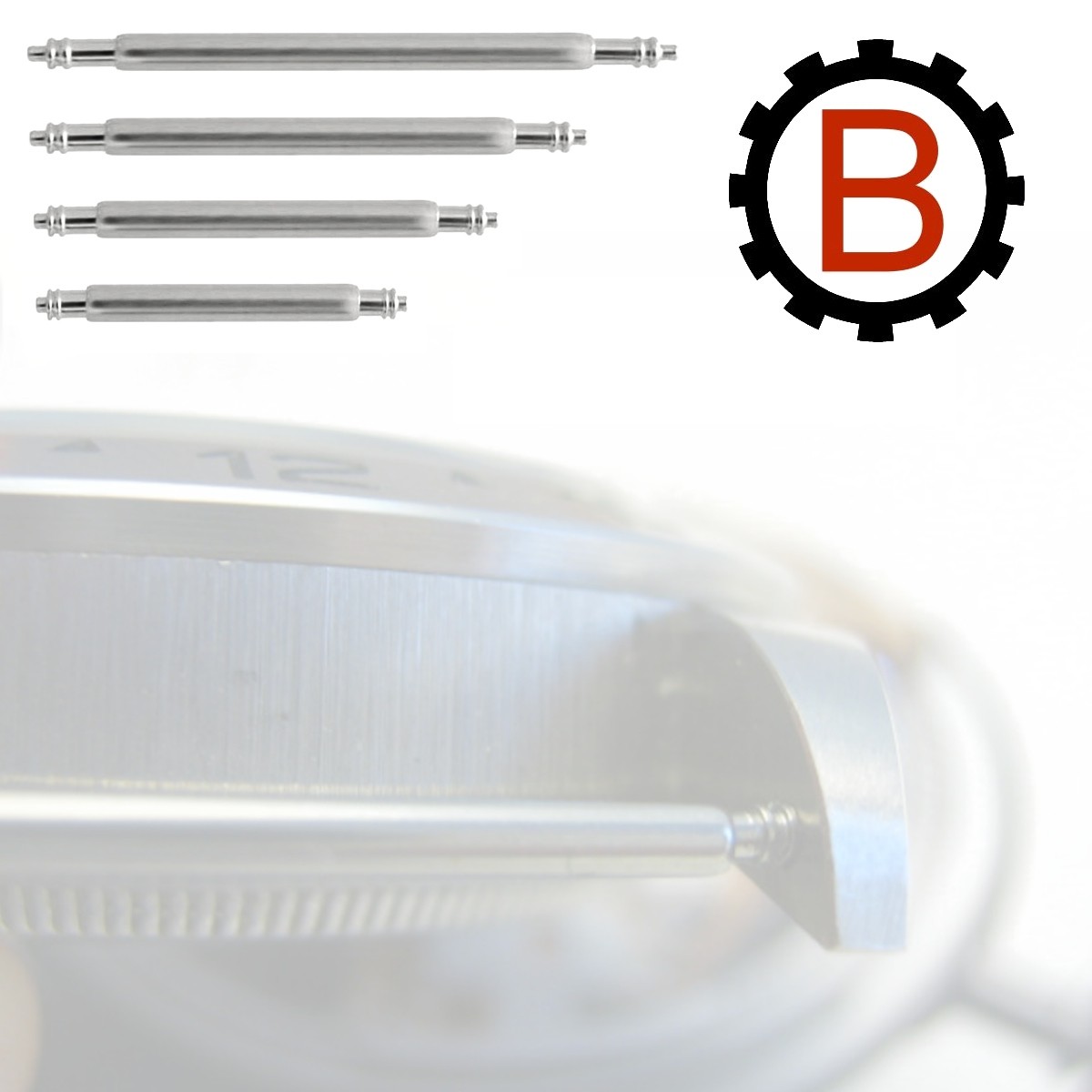 Assortment of the 17 most commonly used double flange spring bars for ...