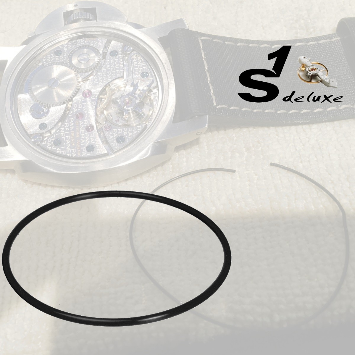 100 watch seals / O-Rings 32 up to 50mm - Rubber washer round for watches