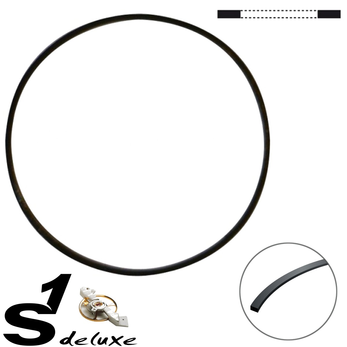 200 round and flat watch gaskets XXL 32-50mm - O-rings, rubber seals ...