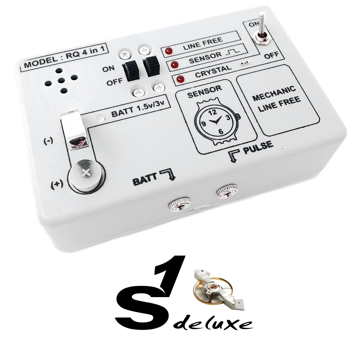 S1 Deluxe 4in1 quartz watch tester and battery checker device for watch ...