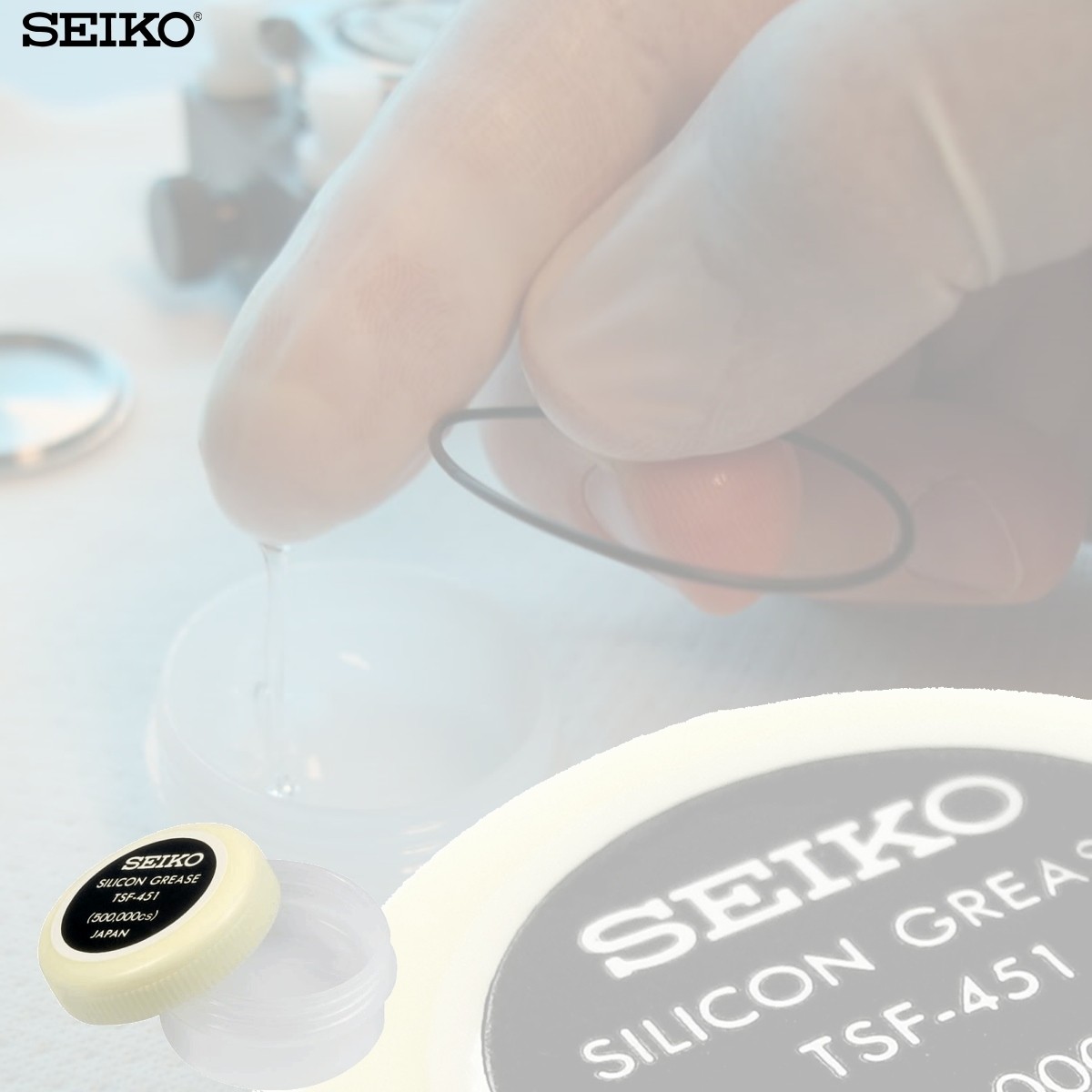 Seiko 50 EXCLUSIV Silicon Sealing Grease TSF-451 for watches - Silicon ...